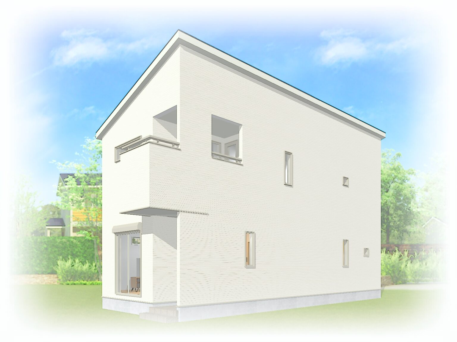 間取り・家づくりのシミュレーション|2階建て 3LDK 間口:南玄関 4,550mm | 東海 1580万円 | 注文住宅・家を建てるなら一建設株式会社